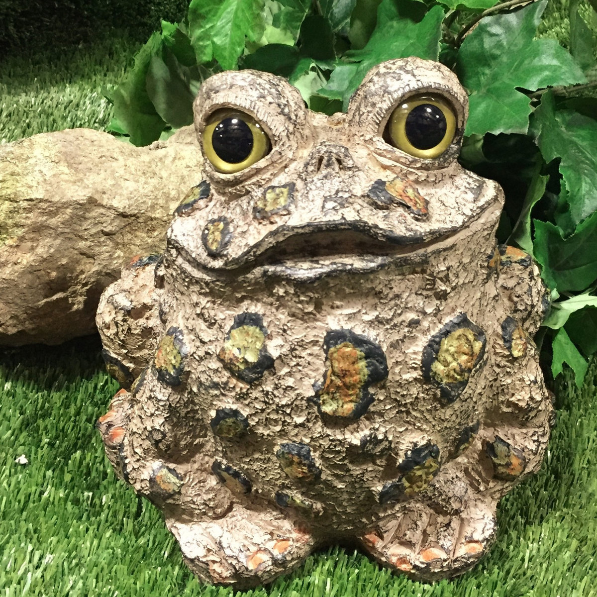 HomeStyles Whimsical Toad Hollow "Stretch" Garden Statue & Reviews | Wayfair